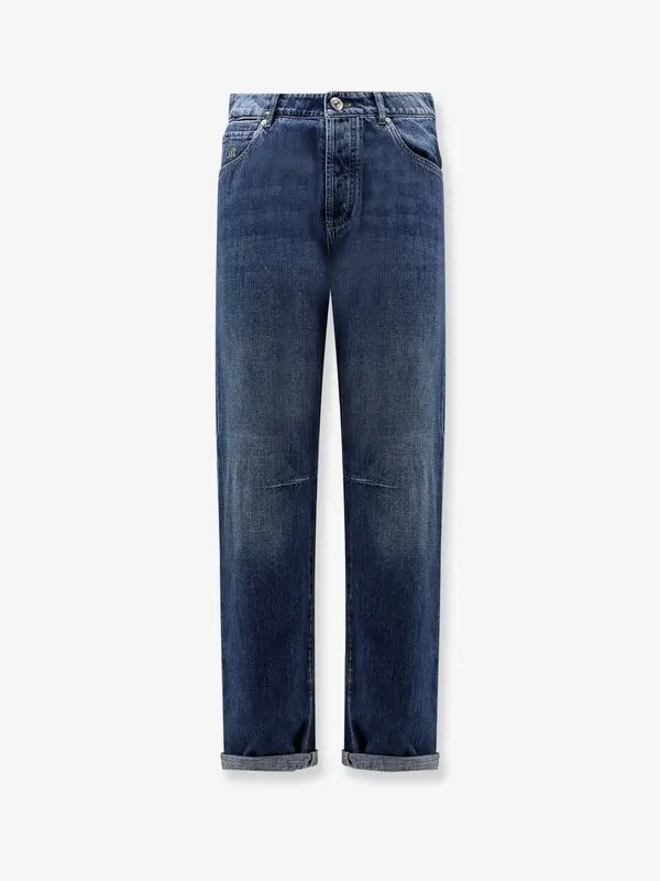 Brunello Cucinelli Leisure Fit Cotton Jeans - Multicolor