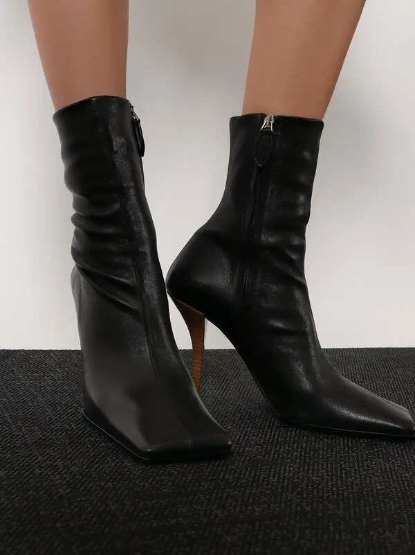 Alaïa Leather Boots - Multicolor