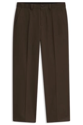 BOSS Regular-fit Trousers - Light Green