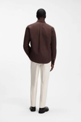 BOSS Regular-fit Button-down Shirt In Oxford Cotton