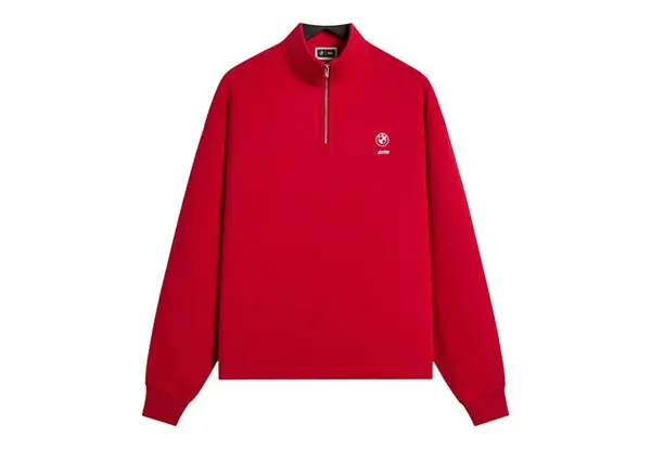 Kith X Bmw Nelson Quarter Zip Pullover - Cinnabar