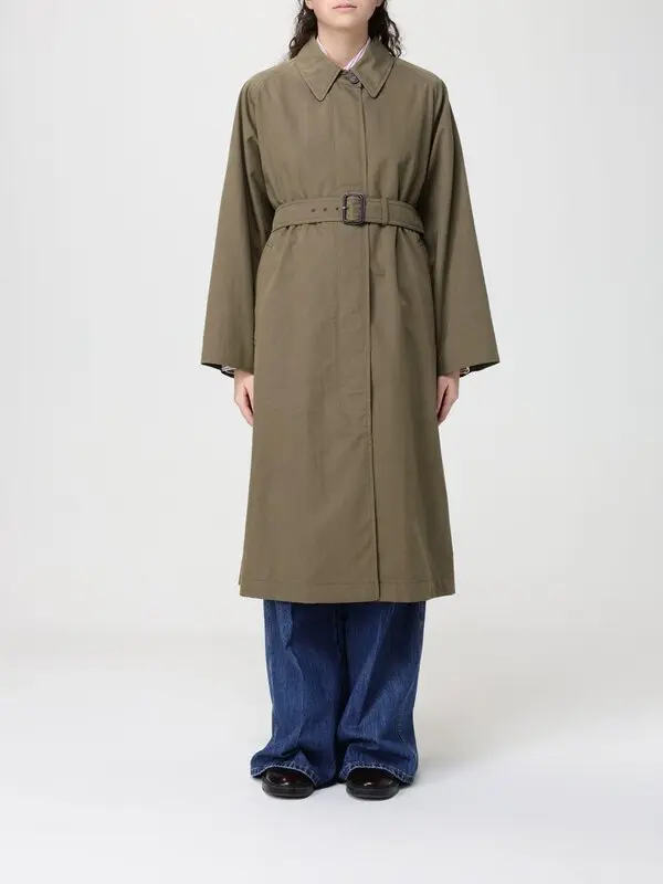 Max Mara Cotton Blend Raincoat - Multicolor