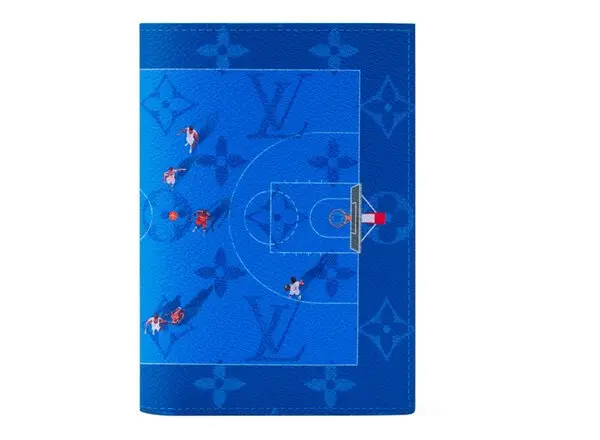 LOUIS VUITTON Monogram Heritage Passport Cover - Blue