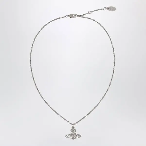 VIVIENNE WESTWOOD Grace Bas Relief Necklace - Silver
