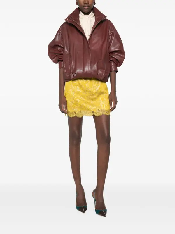 Saint Laurent Laced Mini Skirt - Multicolor