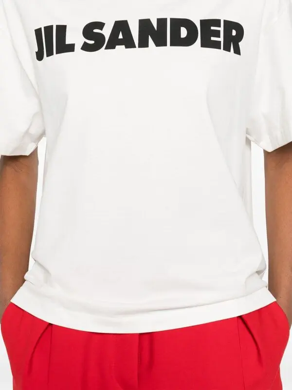 JIL SANDER Logo Cotton T-shirt - Multicolor