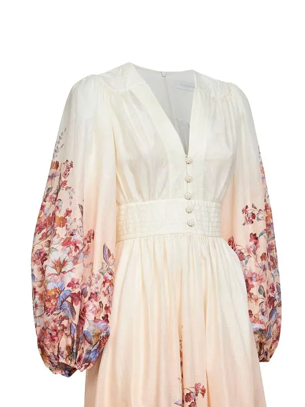 Zimmermann Floral-print Cotton Awaken Maxi Dress - Multicolor