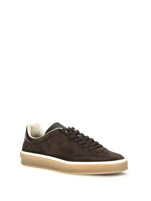 Loro Piana Suede Tennis Walk Sneakers