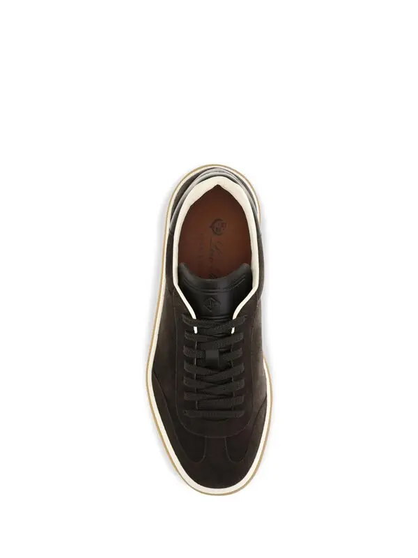 Loro Piana Suede Tennis Walk Sneakers