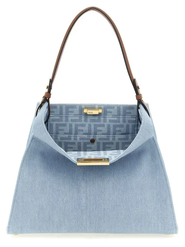 Fendi Way' Medium Handbag - Blue