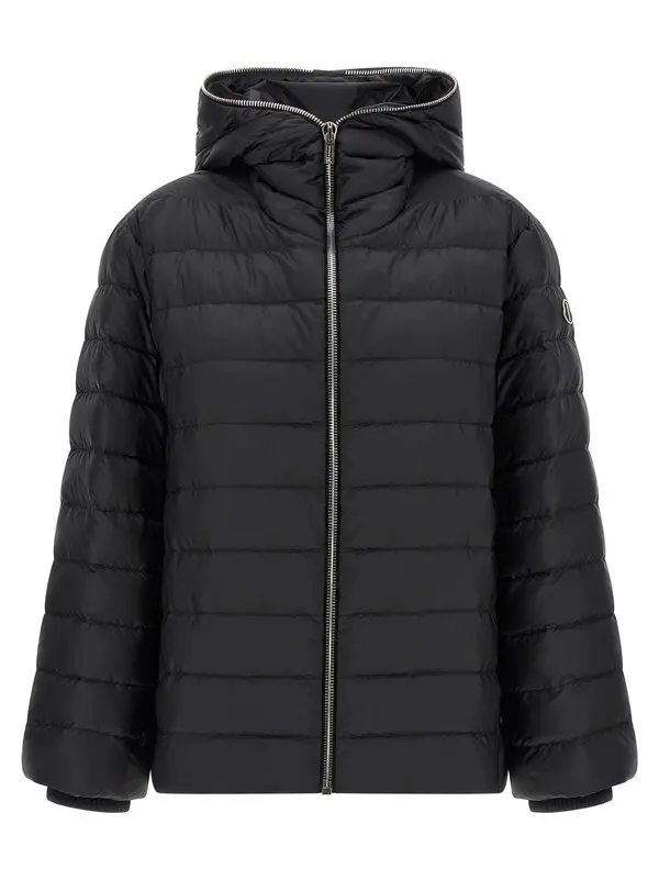 Rick Owens Moncler + 'ziplock' Down Jacket - Black