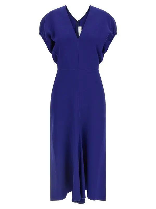 Victoria Beckham Edith Midi Dress - Blue