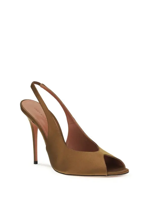 Amina Muaddi Kristina Slingback Sandals