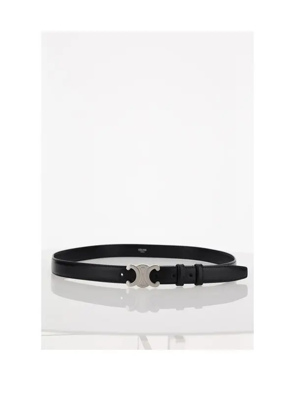 Celine Leather Belt - Black