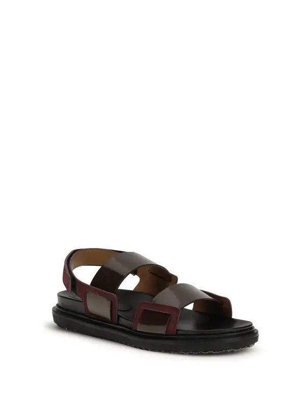 Marni Double-strap Fussbett Sandals
