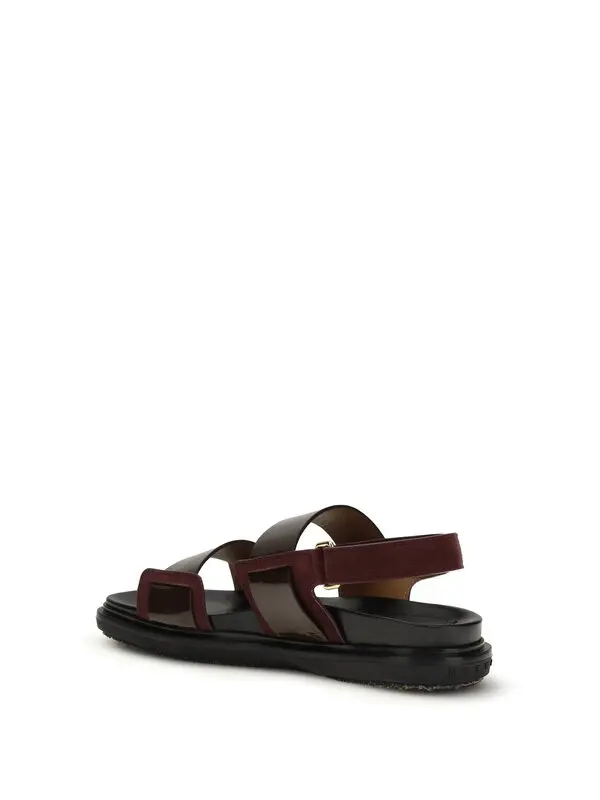 Marni Double-strap Fussbett Sandals