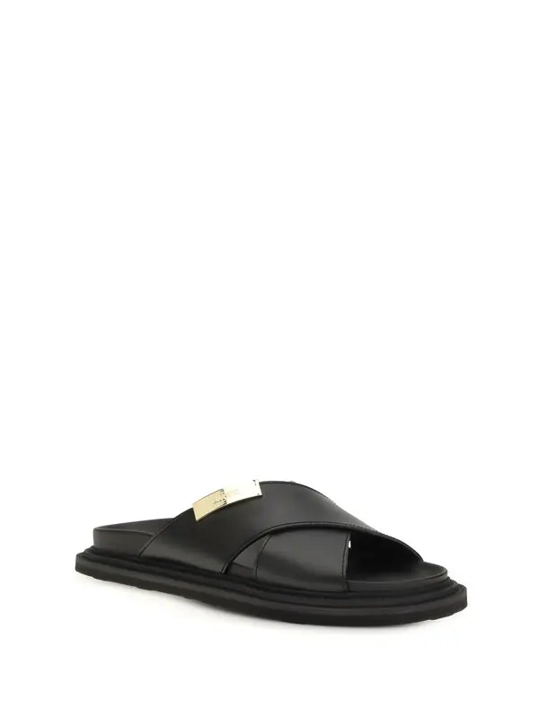 Moschino Leather Sandals
