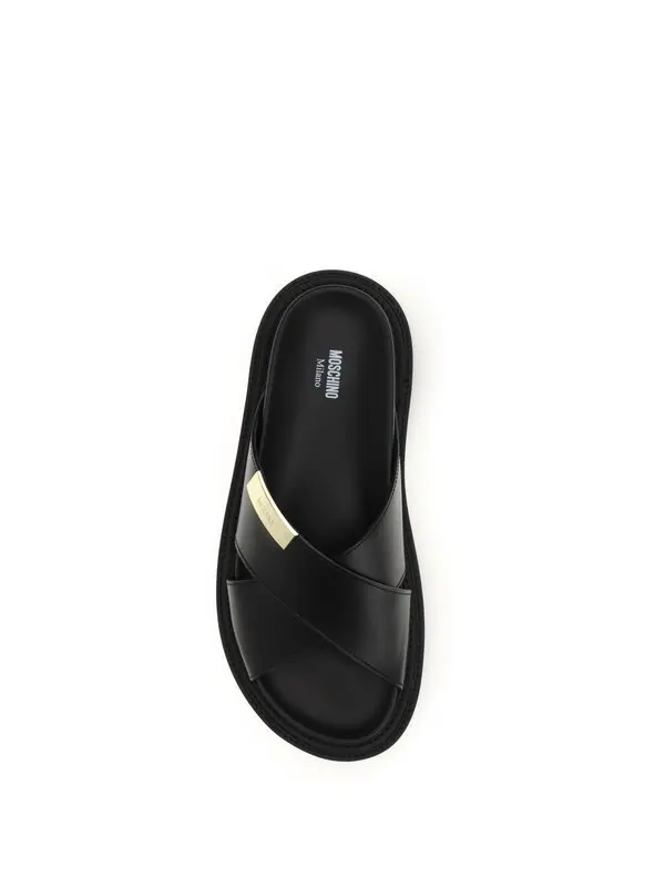 Moschino Leather Sandals