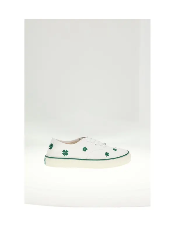Dior Embroidered Low Top Sneakers - Multicolor