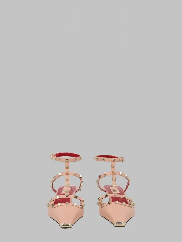 Valentino Garavani Capretto Rockstud Décollet - Pink