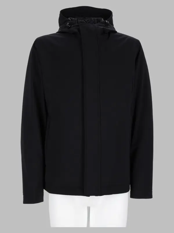 Herno Hooded Jacket - Black