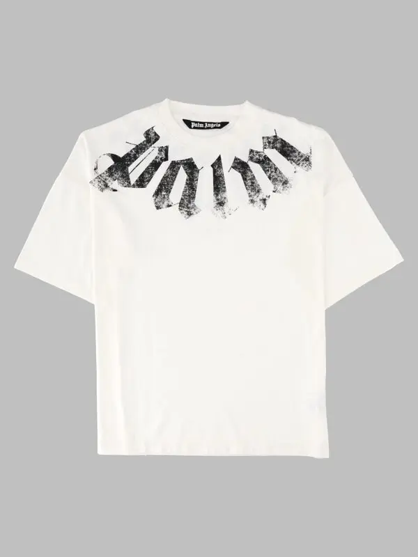 Palm Angels Graphic Print T-shirt - White