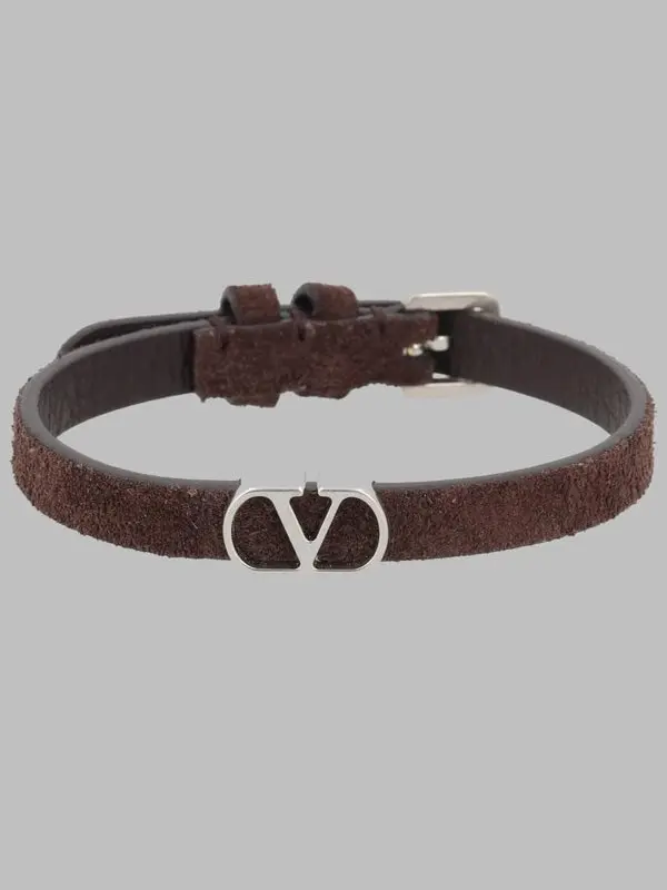 Valentino Garavani Vlogo Signature Bracelet - Brown