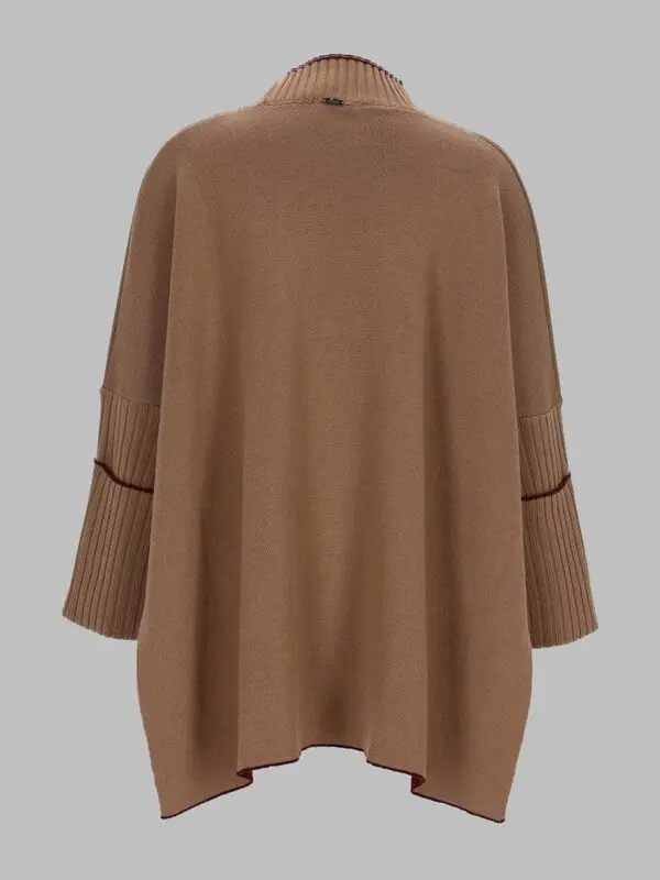 Herno Virgin Wool Oversized Sweater - Brown
