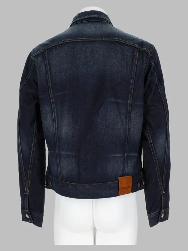 TOM FORD Denim Trucker Jacket - Blue