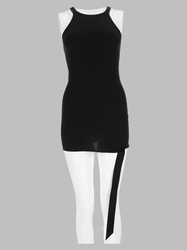 Rick Owens Cotton Tank Top - Black