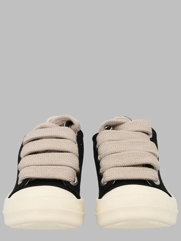 Rick Owens Cotton Sneakers - Black