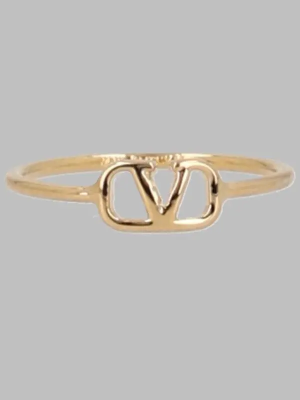 Valentino Garavani Vlogo Signature Ring - Gold