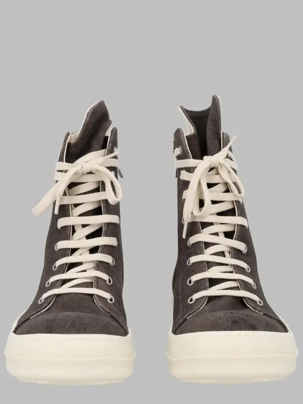 Rick Owens High Top Sneakers - Gray