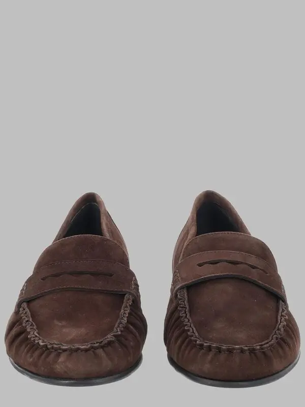 AeydĒ Kid Suede Leather Loafers