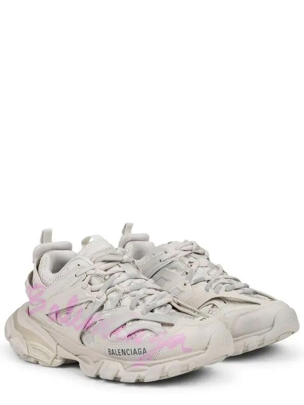 Balenciaga Track Signature Sneaker - Cream
