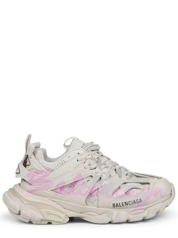 Balenciaga Track Signature Sneaker - Cream