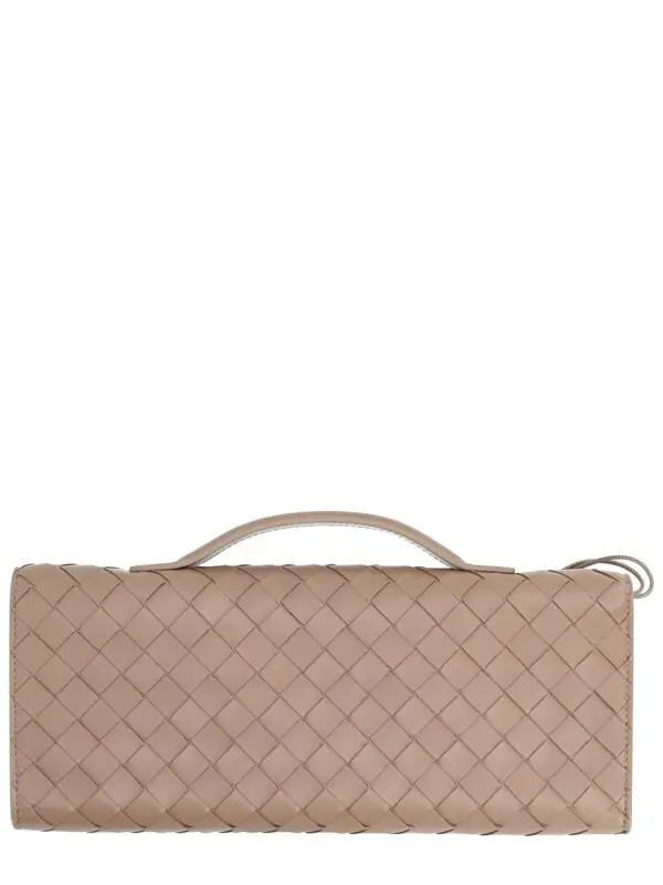 Bottega Veneta Andiamo Clutch - Cream