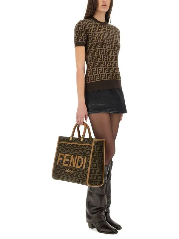 Fendi Ff Cotton Jersey