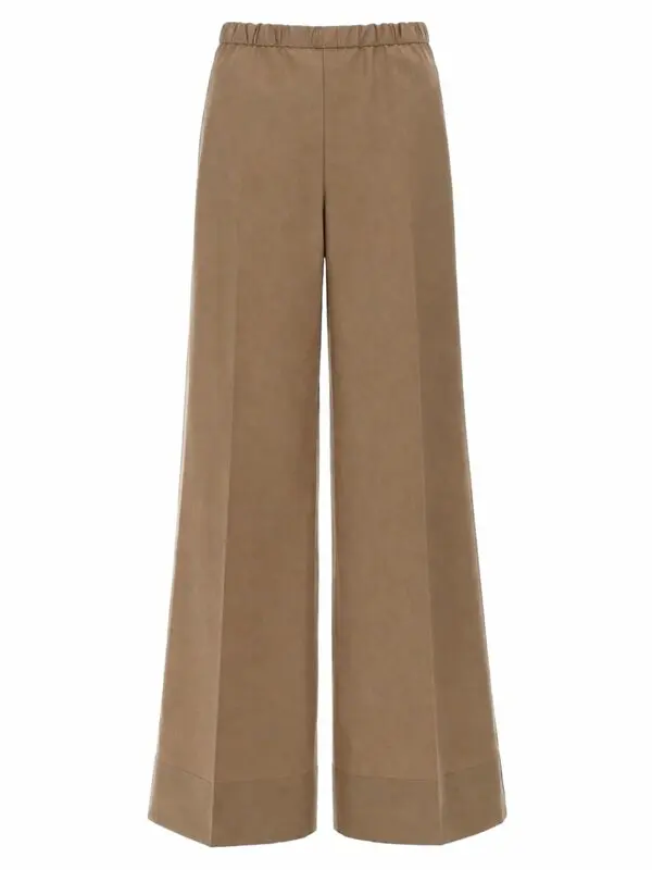 Moncler Cotton Tailored Trousers - Cream