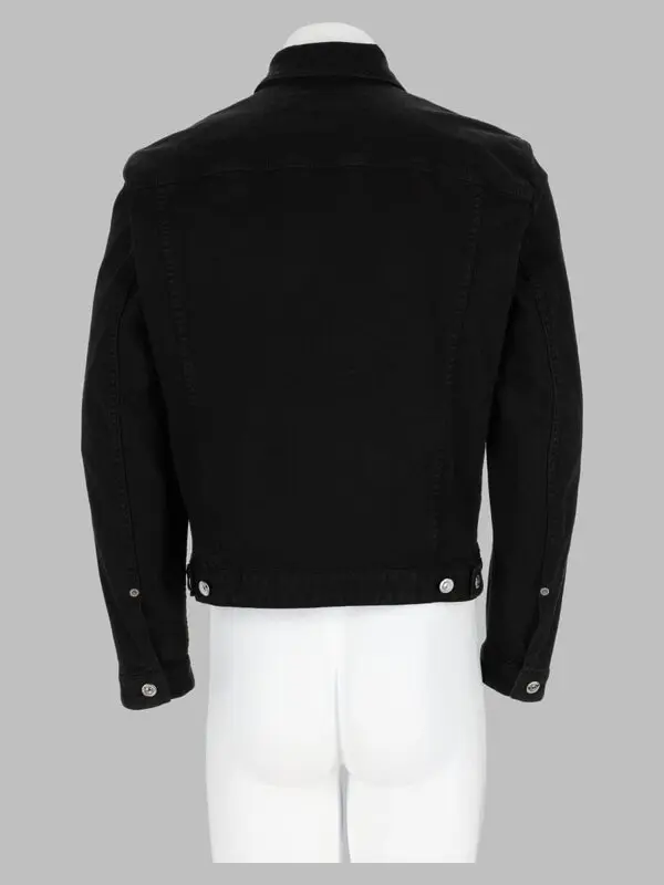 Dsquared2 Cotton Blend Denim Trucker Jacket - Black