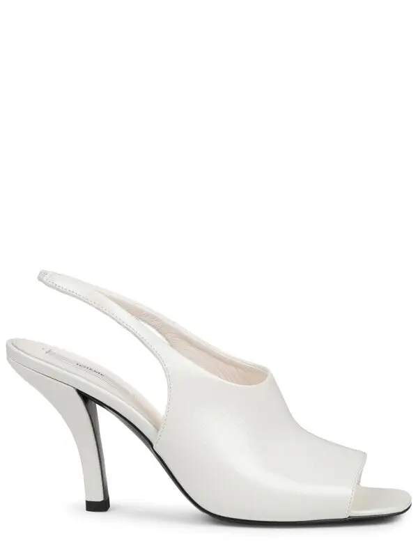 TOTEME Contour Slingback Sandals - White