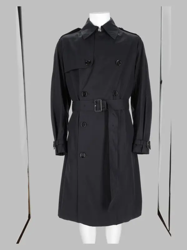 BOSS Double-breasted Trench Coat - Multicolor