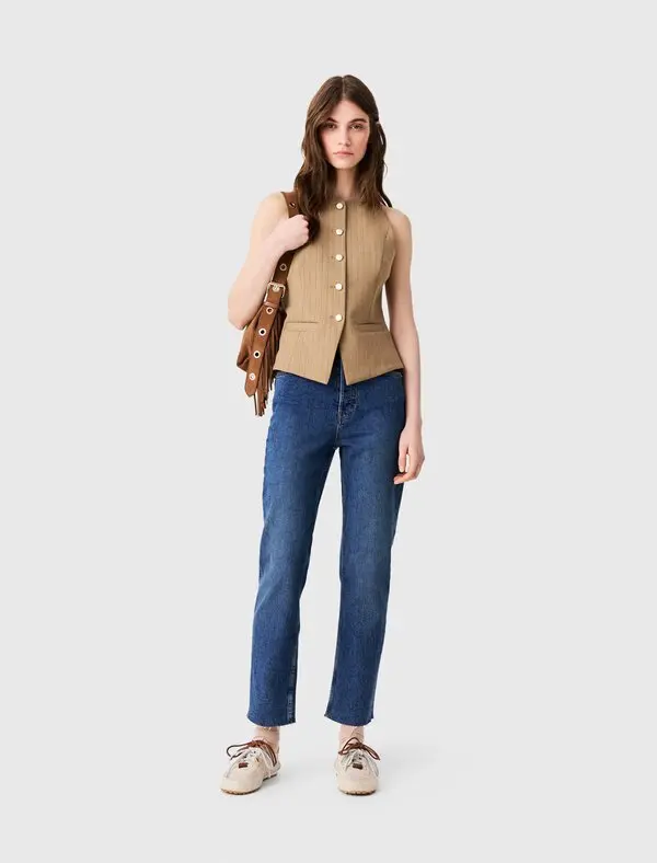 Maje Long Tailored Waistcoat