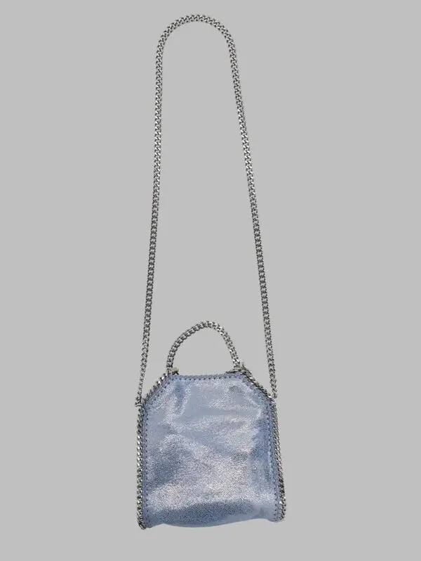 Stella McCartney Metallic Cross Body Bag - Blue