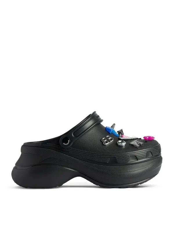 Balenciaga Crocs™ Jibbitz™ Sabot - Black