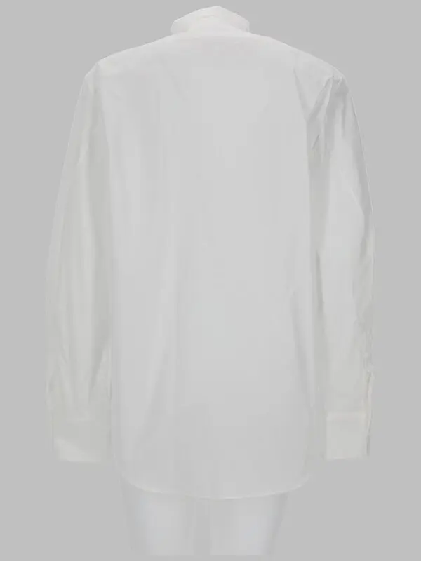 Givenchy Bow Detail Cotton Shirt - White