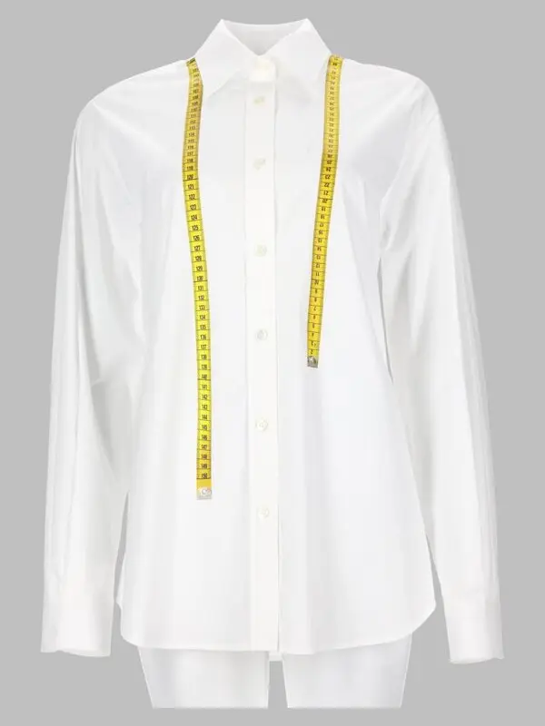 Moschino Tailoring Tape Shirt - White