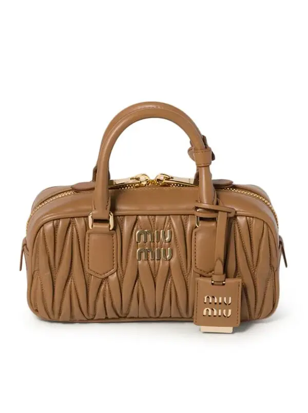 Miu Miu Arcadie Bag In Quilted Nappa - Multicolor