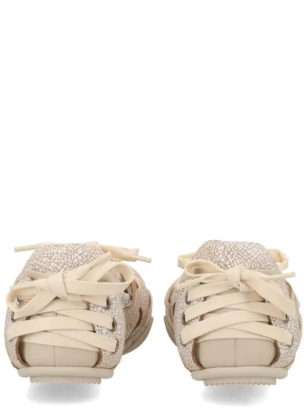 Acne Studios Ballerina Sneaker With Laces - White
