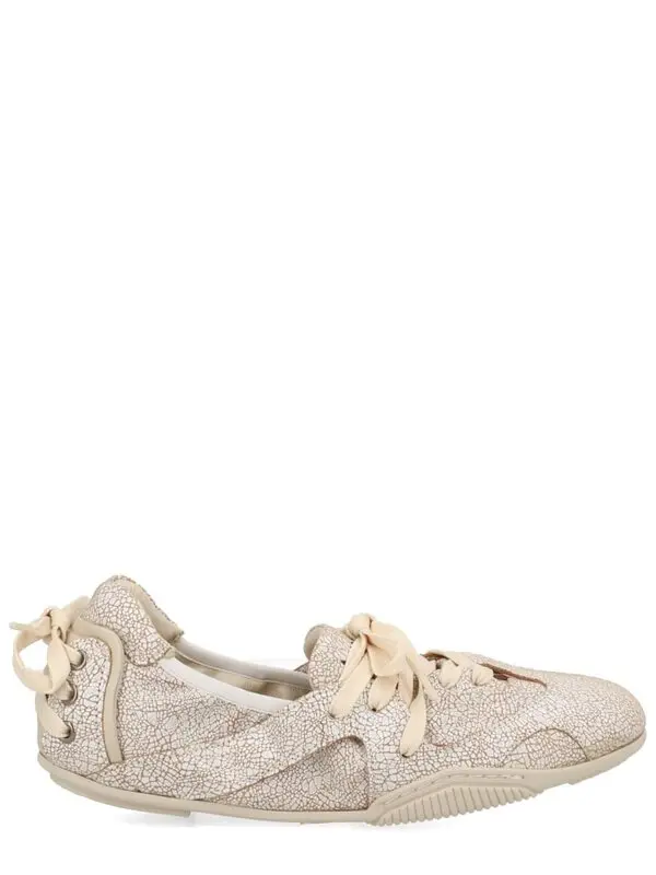 Acne Studios Ballerina Sneaker With Laces - White